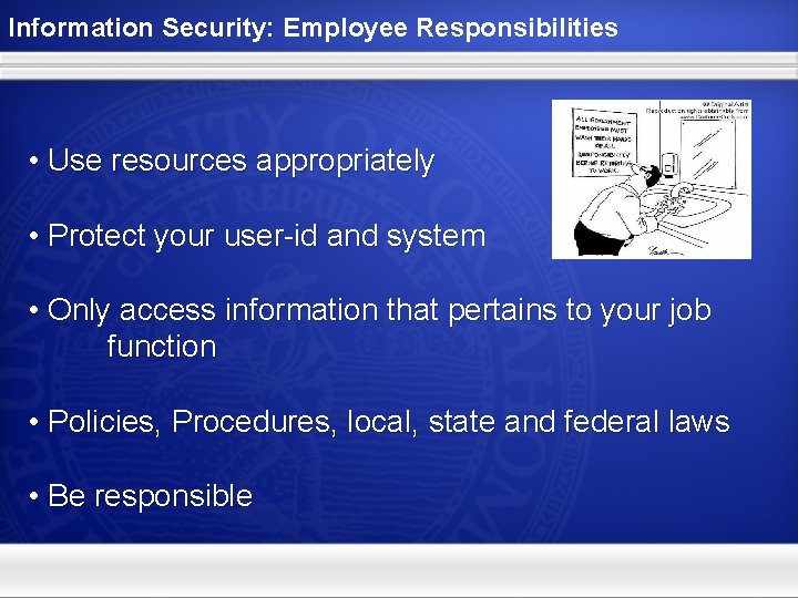 Information Security New Employee Orientation Information Security Everyone