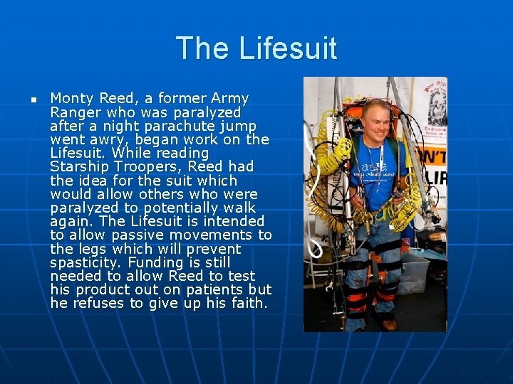 Wearable Robots Exoskeletons By Robert Frakes What are