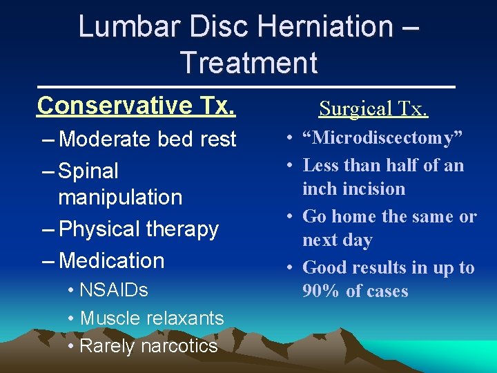 Lumbar disc disease Very Important Talk LBP A