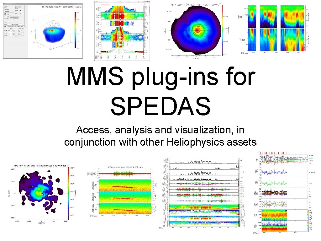 MMS plugins for SPEDAS Access analysis and visualization