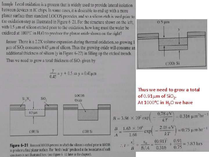Chapter 6 Thermal oxidation and the SiSi O