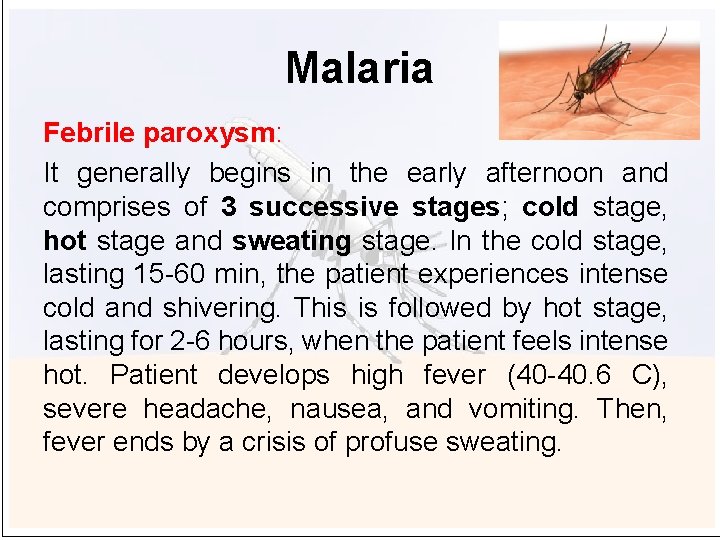 MALARIA Malaria Sporozoa belong to the phylum Apicomplex
