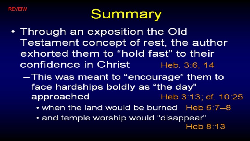 HEBREWS OUTLINE 1 2 3 4 5 6