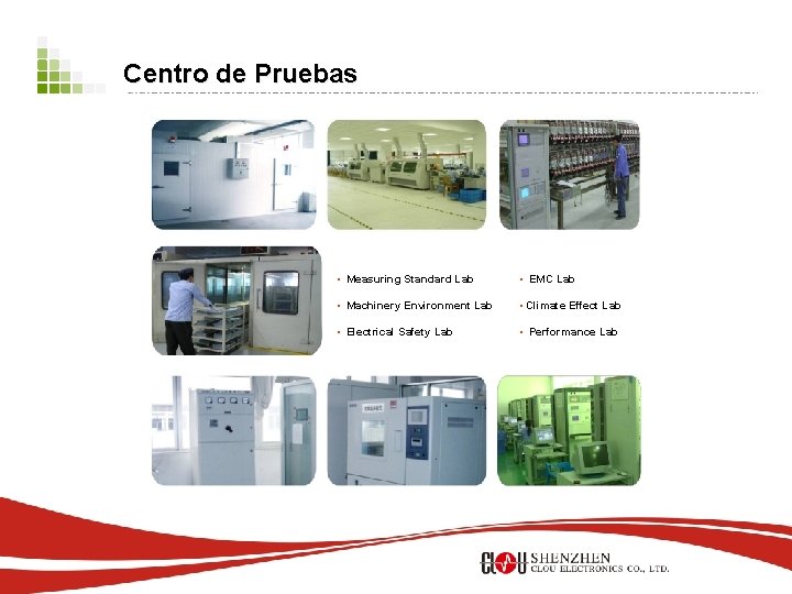 CLOU ELECTRONICS PRESENTATION Perfil de la Empresa 1996