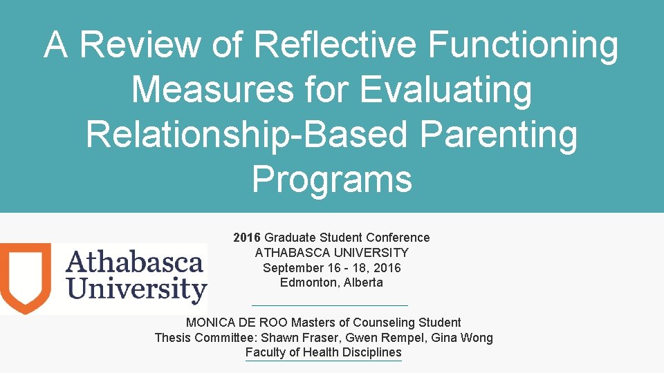 A Review of Reflective Functioning Measures for Evaluating
