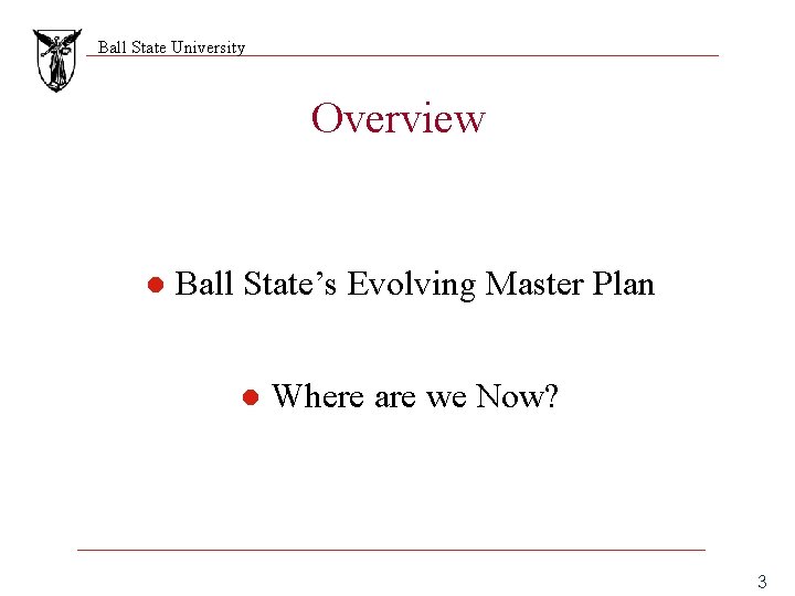 Ball State University Campus Master Plan Indiana Commission