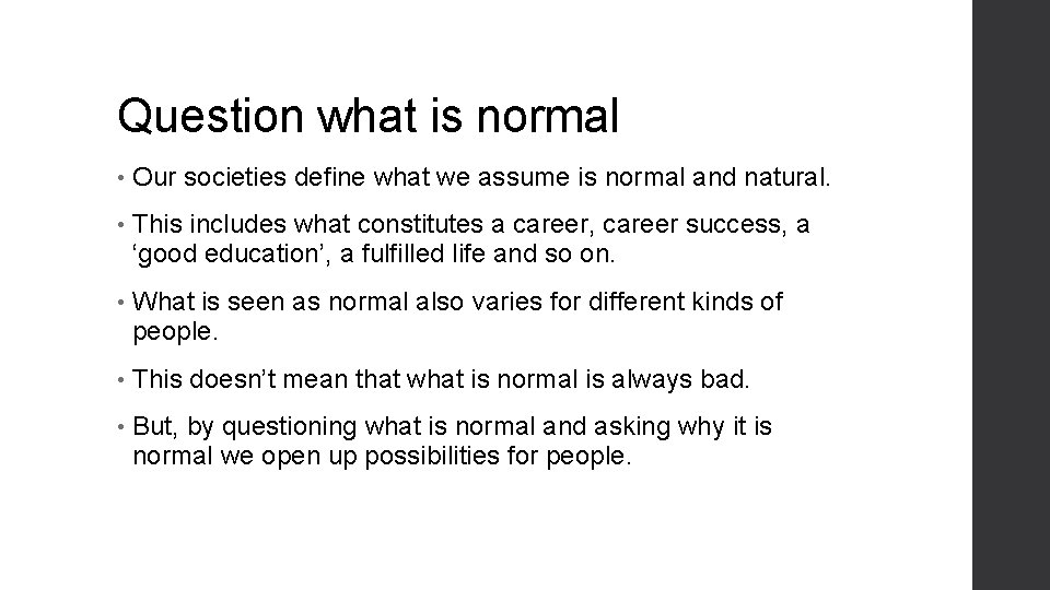 Career guidance and social justice Putting theory into