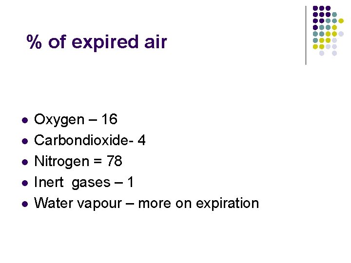 Respiratory Physiology Ventilation Gas exchange Oxygen uptake utilization
