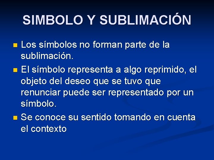 SIMBOLISMO H Segal YUBIZA ZRATE SIMBOLISMO SIGNIFICADO INCONSCIENTE