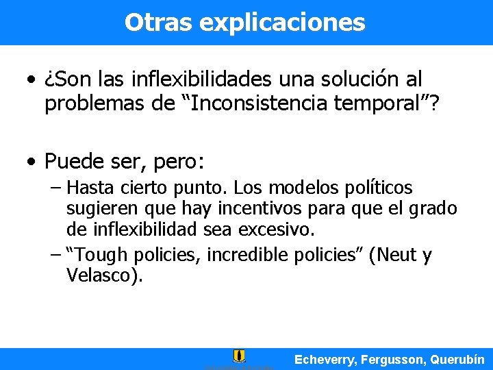 Inflexibilidad Presupuestal el caso colombiano y un primer