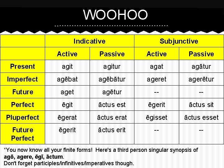 Wheelock XXX Perfect and Pluperfect Subjunctive Indirect Questions