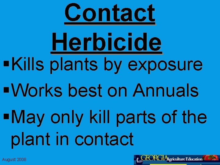 Selecting Herbicide Original by Brent Niemeyer Modified by