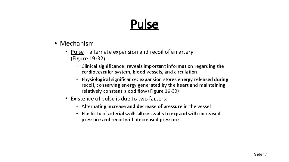 Chapter 19 Physiology of the Cardiovascular System Slide