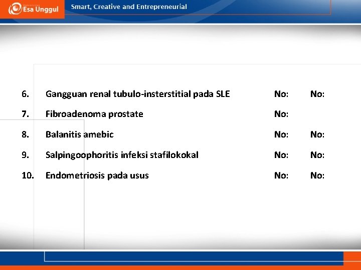 LATIHAN ICD 10 SISTEM GENITOURINARY PERTEMUAN 9 DR