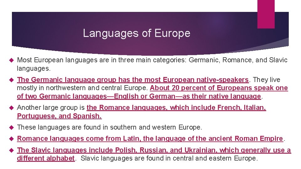Welcome to Europe 4 1 What about Europe