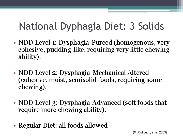 Dysphagia Inservice for Certified Nursing AssistantsCNAs and Cafeteria