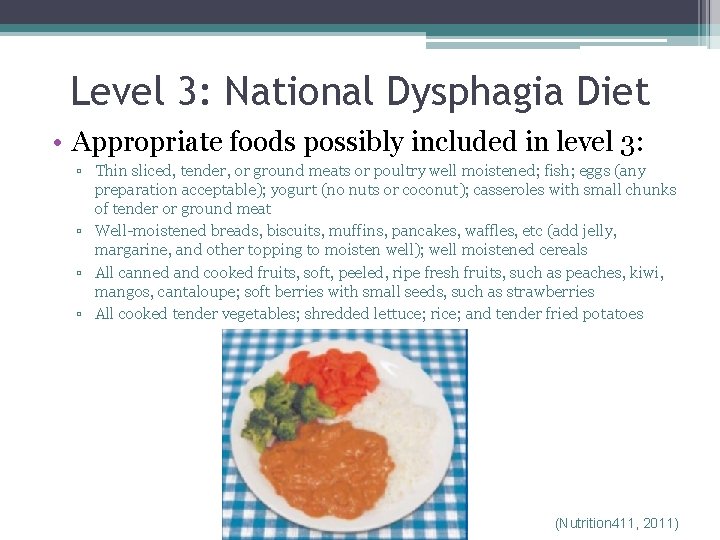 Dysphagia Inservice for Certified Nursing AssistantsCNAs and Cafeteria