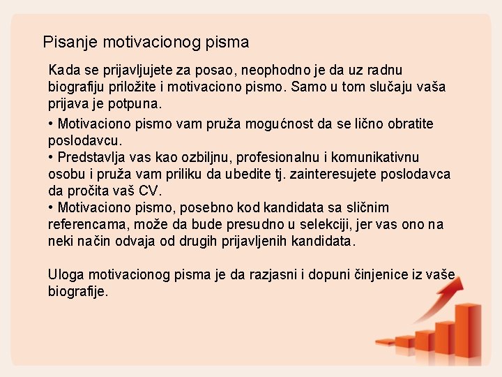 PISANJE RADNE BIOGRAFIJE Mr Zorica Tanaskovi CV je