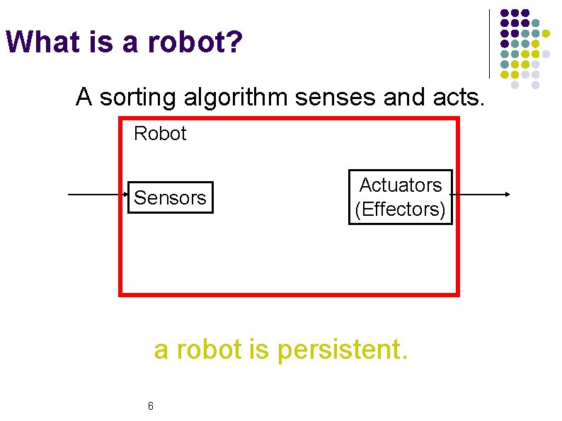Introduction to Robots and MultiRobot Systems Agents in