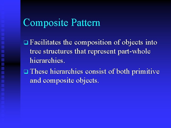 The Composite Pattern Commissioner Owners No Twins Expos