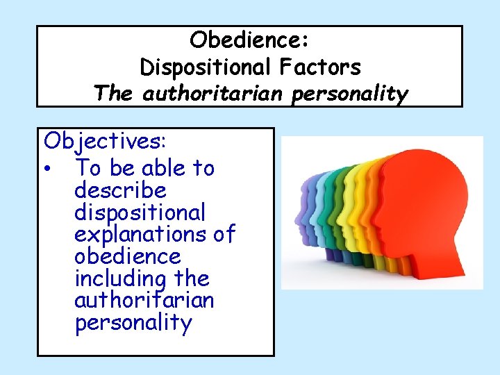 RECAP WHITEBOARDS Why do people obey so readily