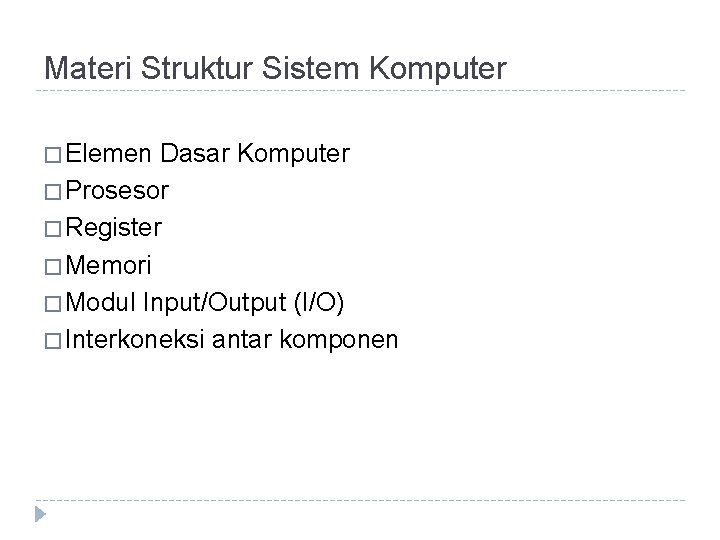Struktur Sistem Komputer Defri Kurniawan M Kom Materi