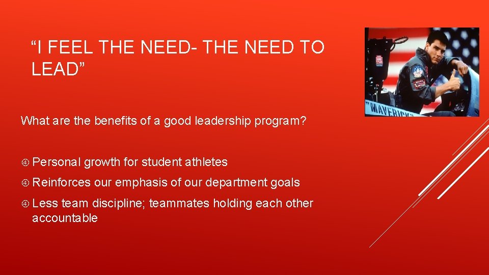 BUILDING BETTER LEADERS STUDENT ATHLETE LEADERSHIP TRAINING Mike