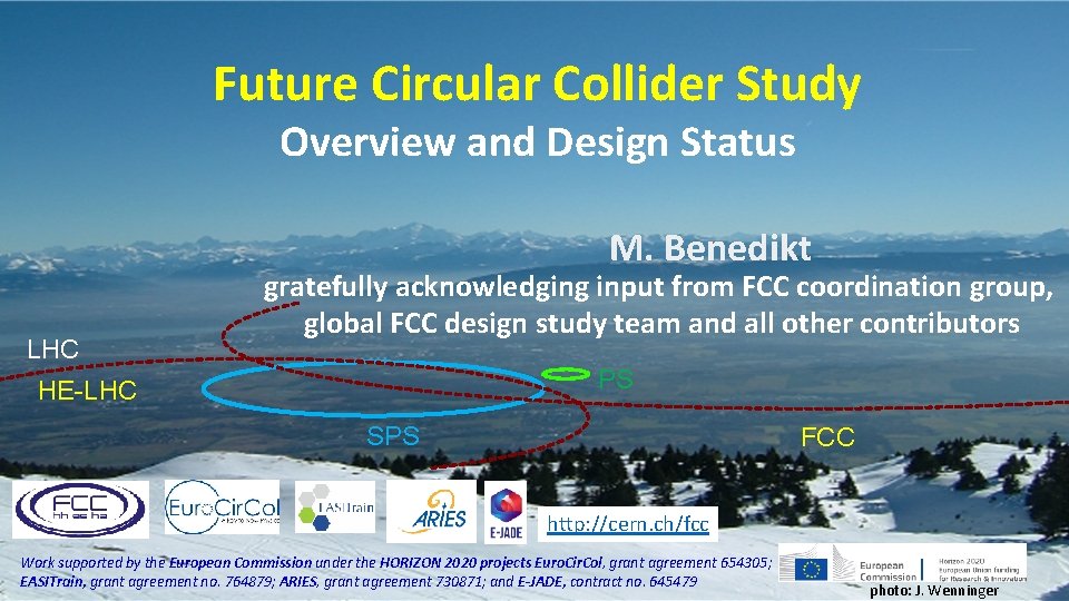 Future Circular Collider Study Overview and Design Status
