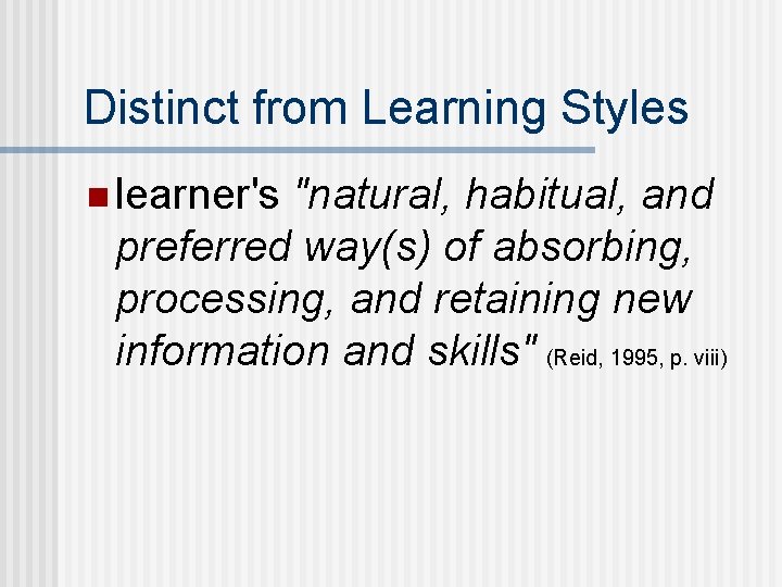 Evidence of Learning Diversity Differentiated Instruction Block Schedules