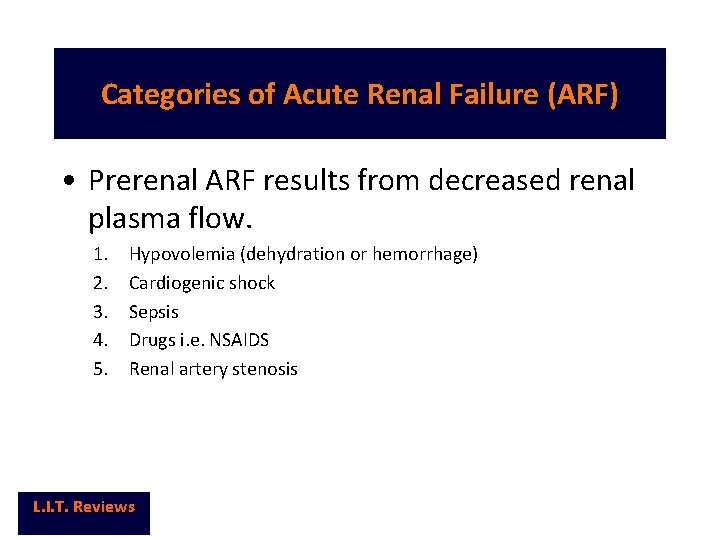 Acute Renal Failure Level Basic Version No Version