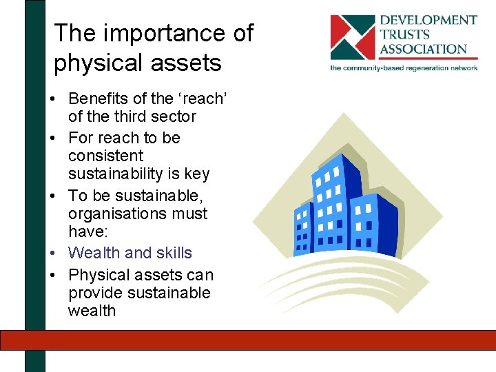 Adopting a strategic approach Debbie Lamb DTA and