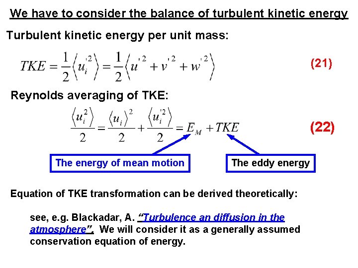 Turbulent Kinetic Energy Equation Derivation - Tessshebaylo