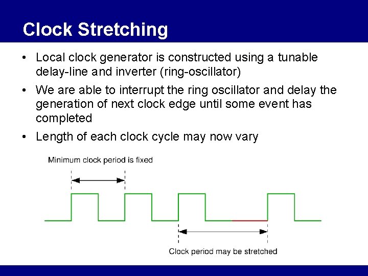 Demystifying DataDriven and Pausible Clocking Schemes Robert Mullins