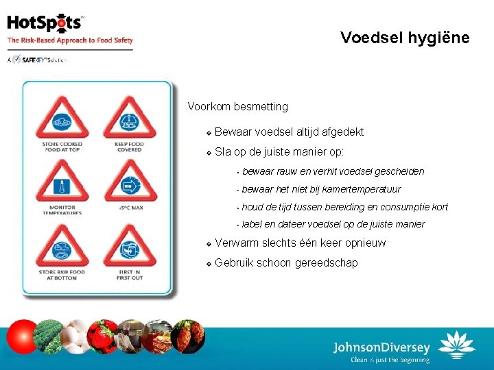 Hyginebewustzijn voor medewerkers in de voedselketen Waarom al