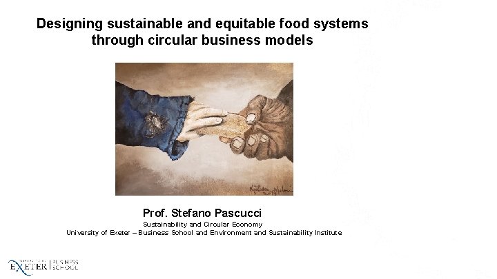 Designing sustainable and equitable food systems through circular