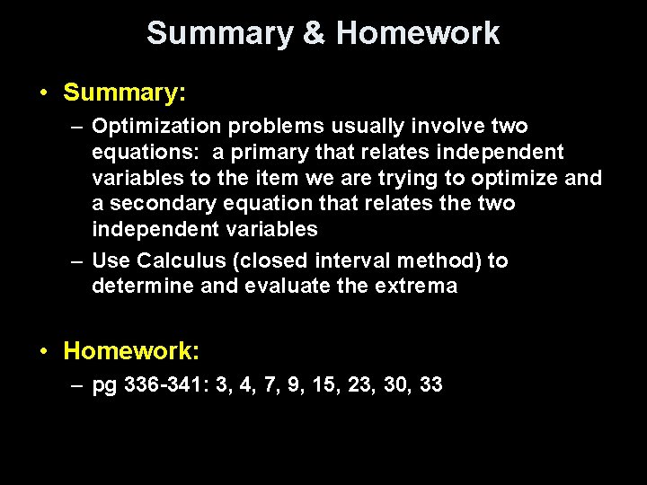 Lesson 4 7 Optimization Problems Ice Breaker Using