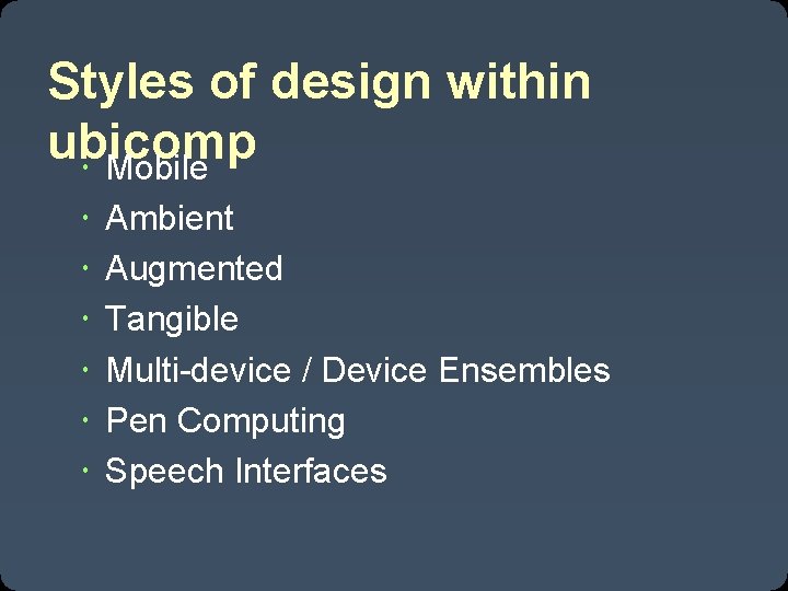 stanford hci group cs 147 Ubiquitous Computing Natural