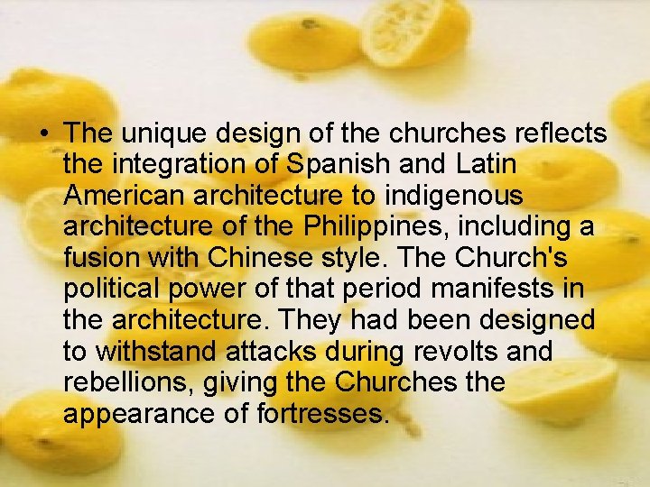 Spanish American Architecture in the Philippines Prof Samuel