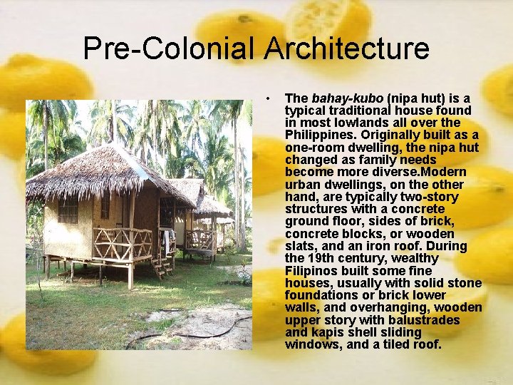 Spanish American Architecture in the Philippines Prof Samuel