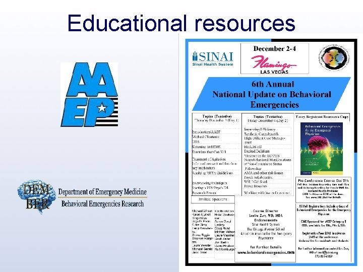 The Acutely Agitated Patient Project BETA and how