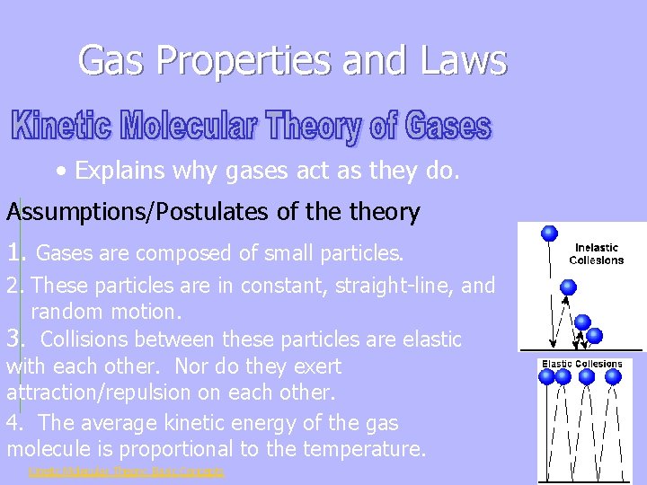 Gas Properties and Laws Explains why gases act