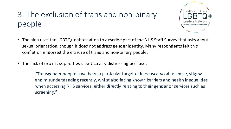 Survey on the NHS People Plan August 2020