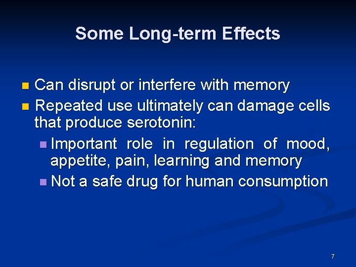 Ecstasy and Herbal Ecstasy This Lesson Plan Produced