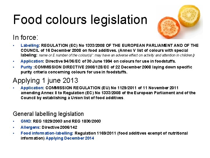 FOOD COLOURS CLASSIFICATION BY ORIGIN NATURAL vegetal E100