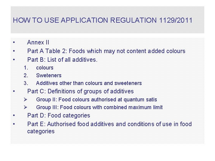 FOOD COLOURS CLASSIFICATION BY ORIGIN NATURAL vegetal E100