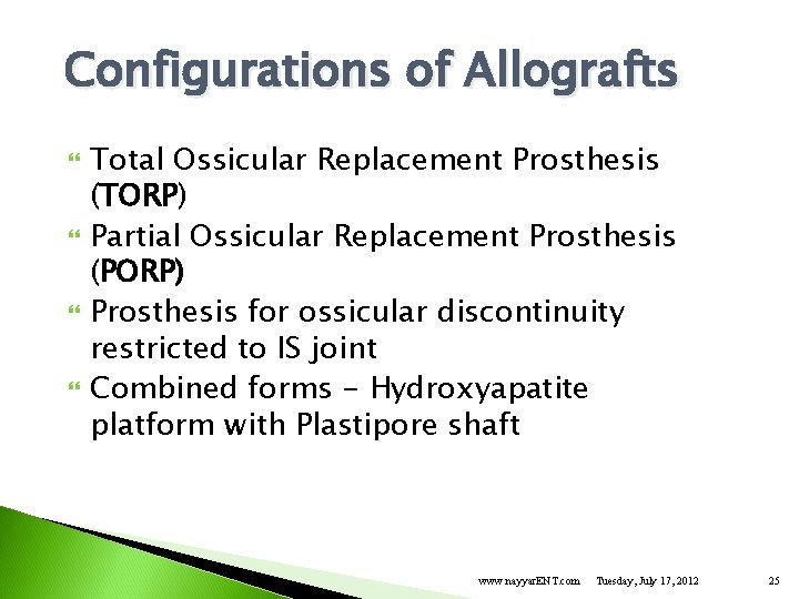 Principles of tympanoplasty By Dr Supreet Singh Nayyar