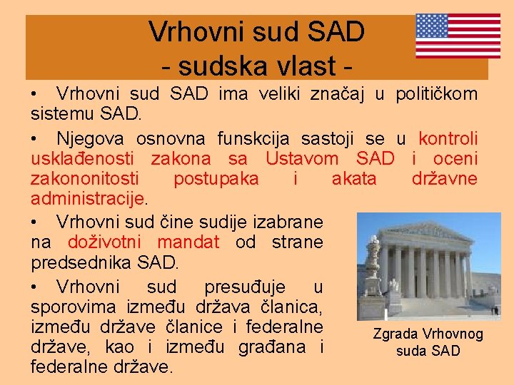 V Politiki sistemi kapitalistikih zemalja PREDSEDNIKI SISTEM SAD