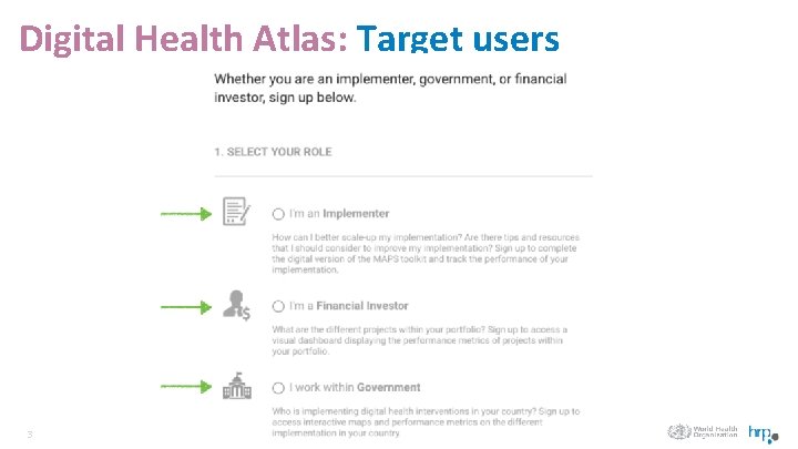 Digital Health Atlas 1 Digital Health Atlas Overview