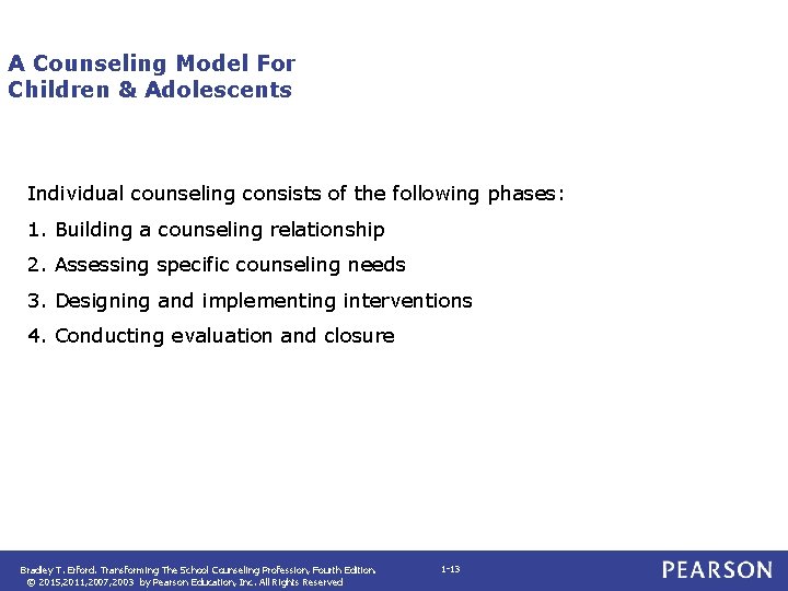 CHAPTER 13 Counseling Individuals and Groups in Schools
