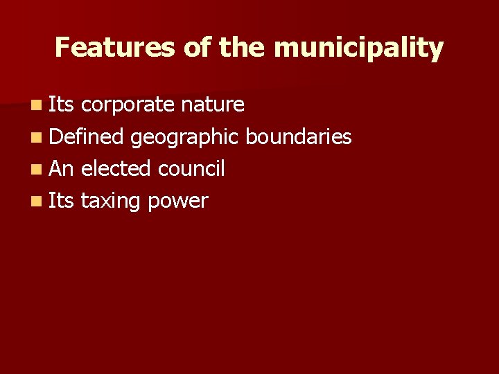 Structures and functions of urban government City Management